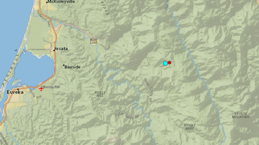 USGS: 4.4 magnitude earthquake hits Blue Lake Wednesday morning | KRCR