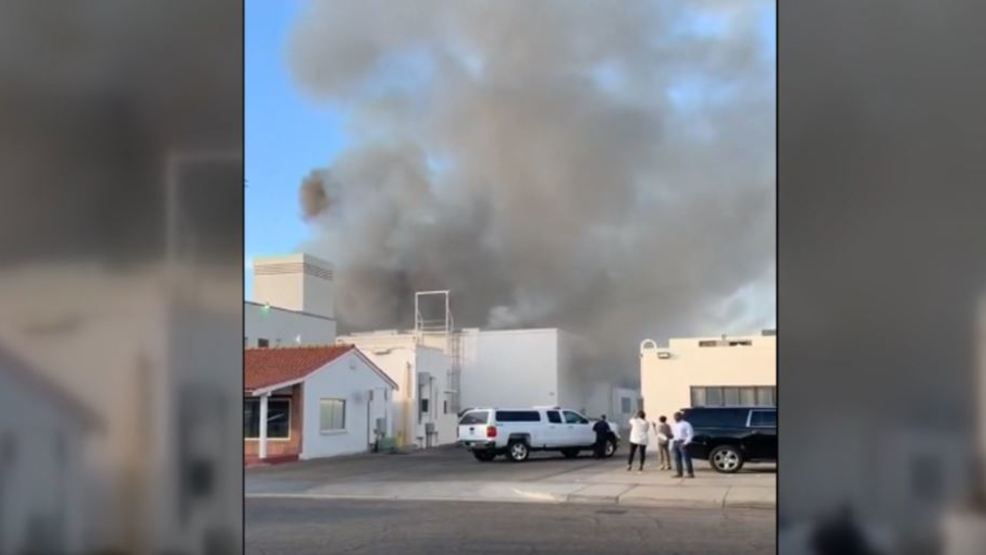 Firefighters working to save Porterville Library after it catches fire ...