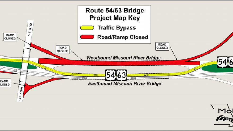 MoDOT releases JC bridge closure map | KRCG