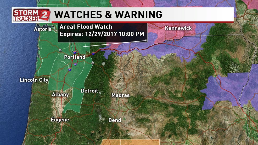 National Weather Service issues Flood Watch in Northwest Oregon ...