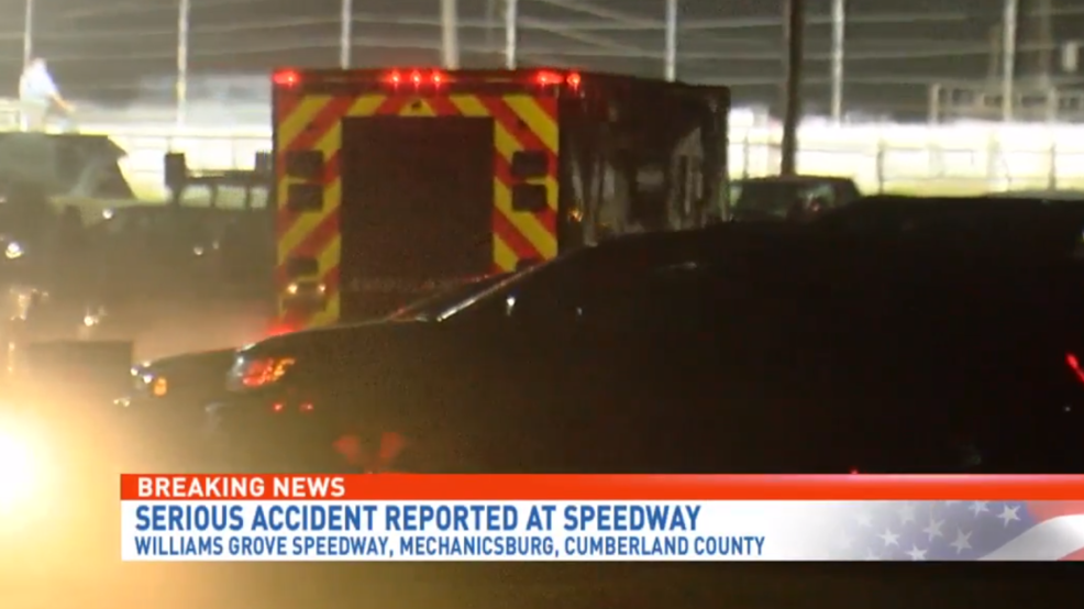 Crash reported at Williams Grove Speedway | WHP