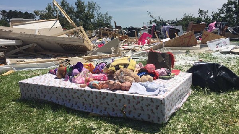 Storms cause damage, blow over home with family including child in ...