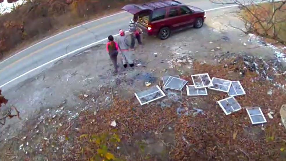 Video Illegal Trash Dumping Caught On Camera In The Cincinnati Hill