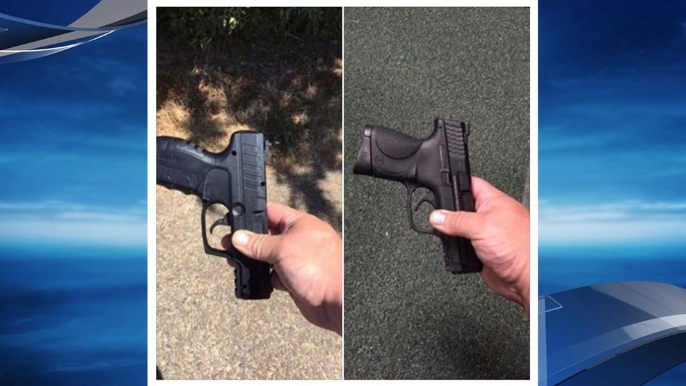 Which is real? Officer's post shows similarities between handguns ...